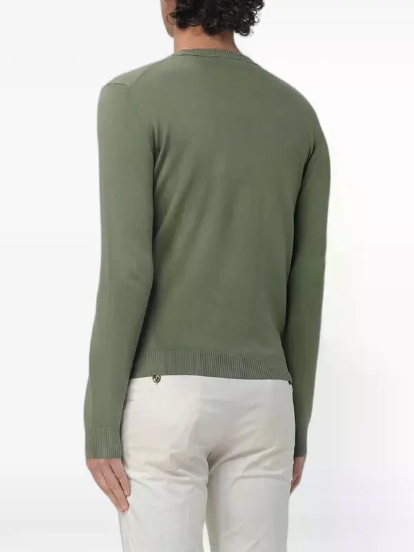 BROOKSFIELD Logo Embroidered Crew Neck Sweater