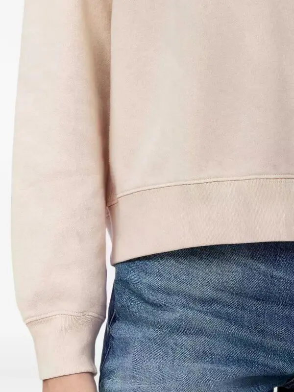 ALLSAINTS Crew Neck Sweatshirt With Logo Patch