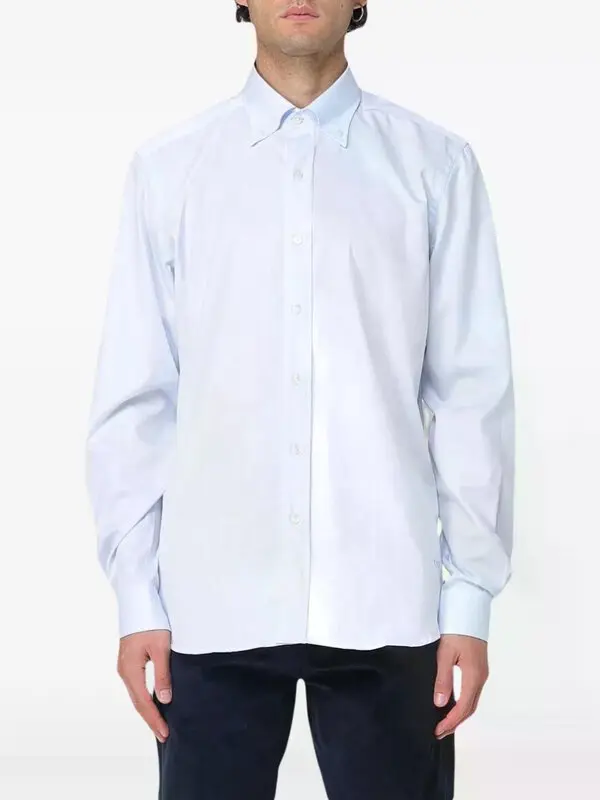FAY Button-down Collar Long-sleeve Shirt