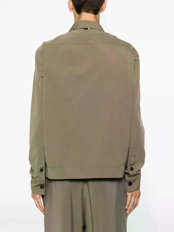 LOW BRAND Flap-pocket Long-sleeve Shirt