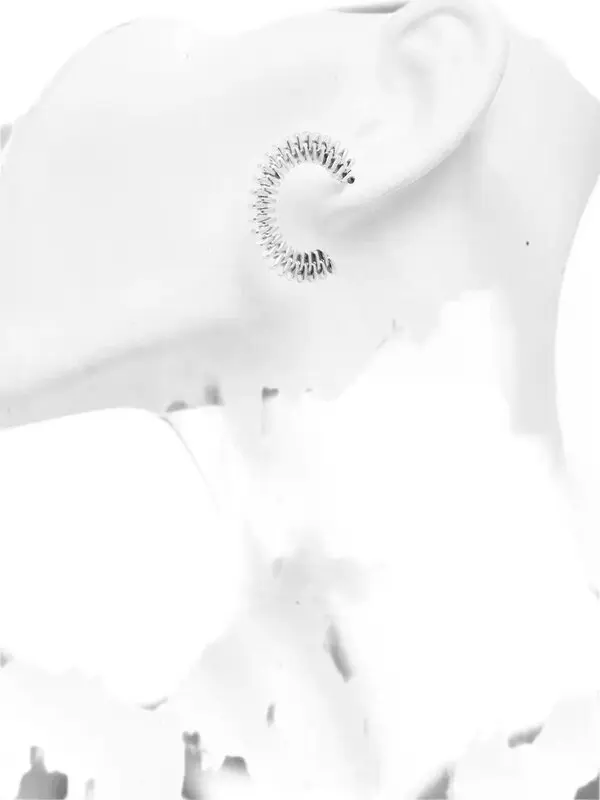 ALLSAINTS Ribbed Hoop Earrings