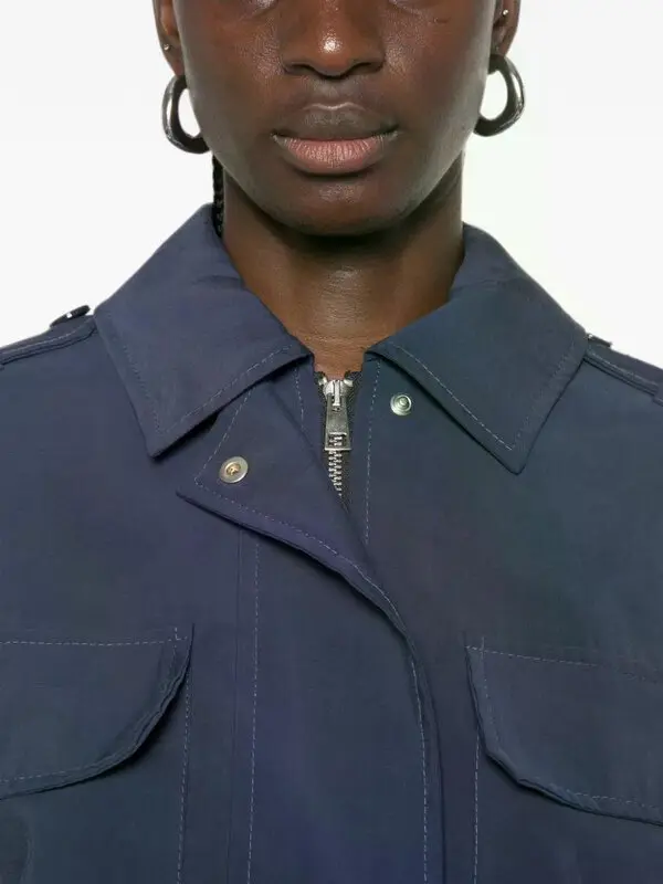 VICOLO Elasticated-hem Jacket