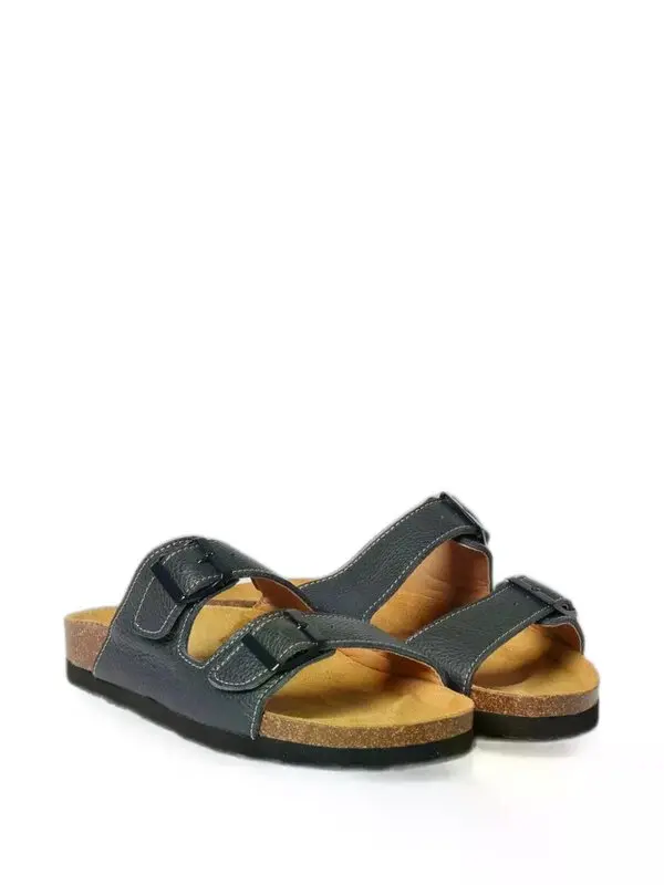 Woolrich Adjustable Buckle Leather Sandals
