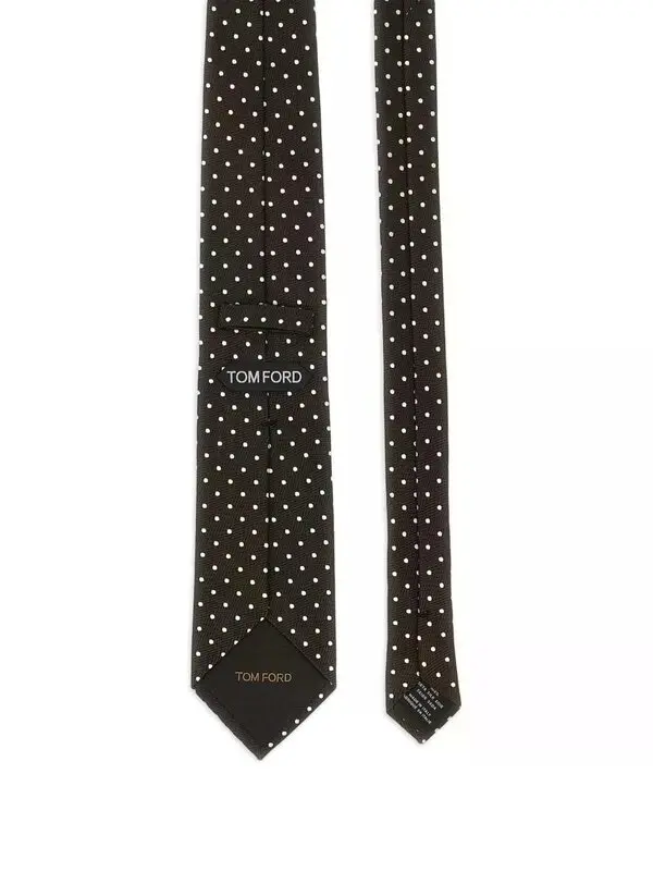 TOM FORD Polka-dot Silk Neck Tie