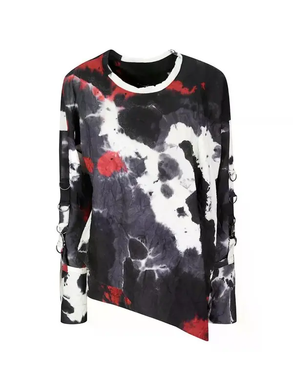 LIMI FEU Asymmetrical Frayed Top