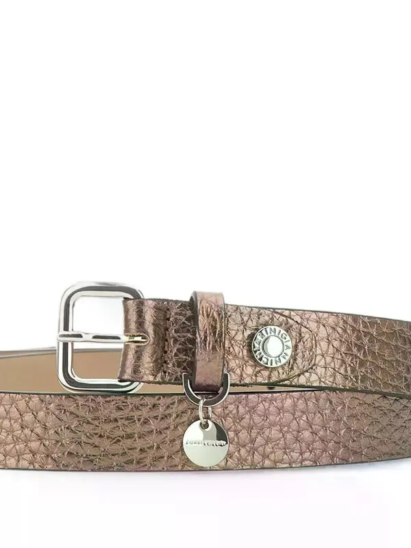 GIANNI CHIARINI Maxi-grain Leather Belt
