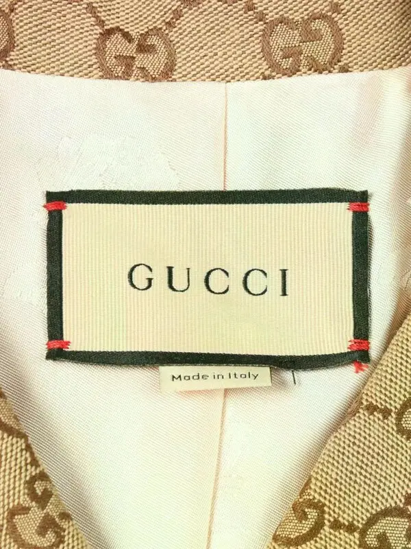 Gucci Gg Supreme Canvas Horsebit Coat