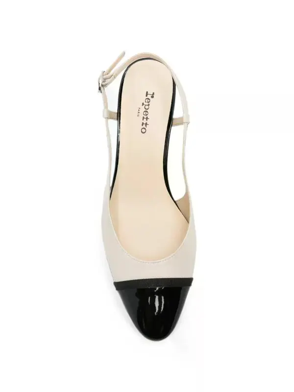Repetto Astrid Cap-toe Slingback Pumps