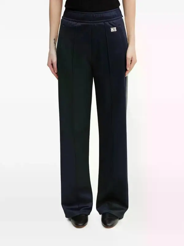 WALES BONNER Anthem Side-stripe Track Pants - Blue