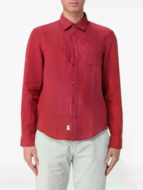 BLAUER. Linen Chest-pocket Shirt