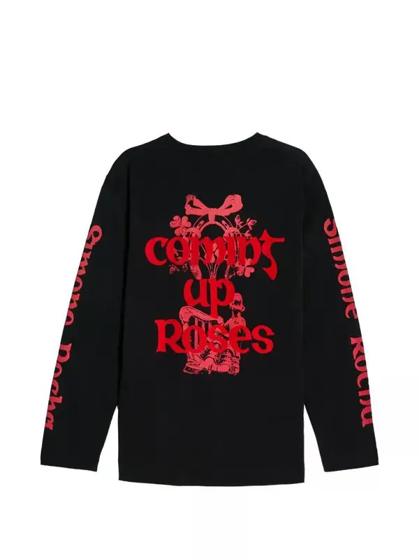 Simone Rocha Graphic Print Long Sleeve T-shirt