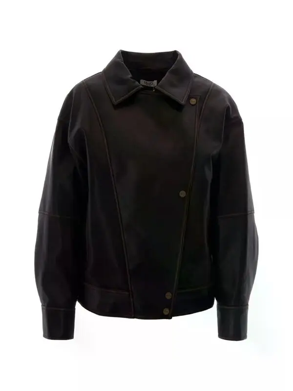 Liu Jo Drop-shoulder Bomber Jacket - Brown