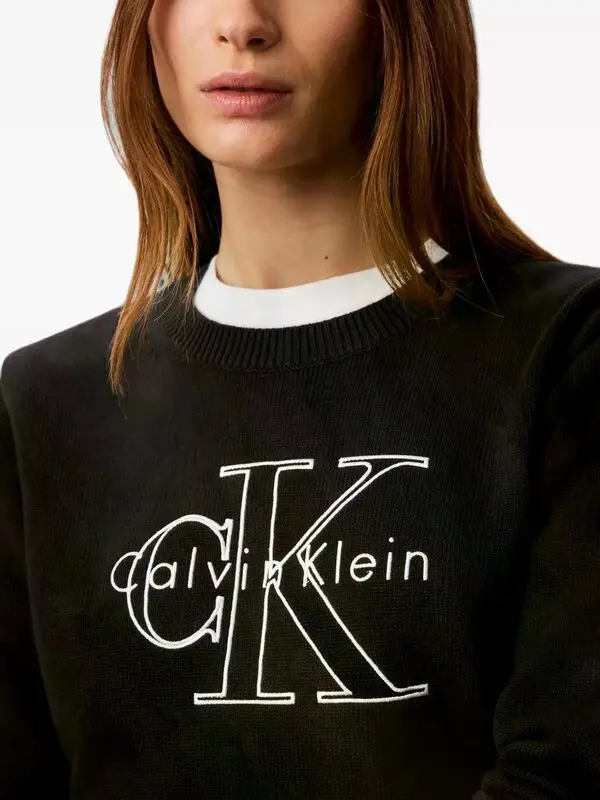 Calvin Klein Embroidered Logo Sweater