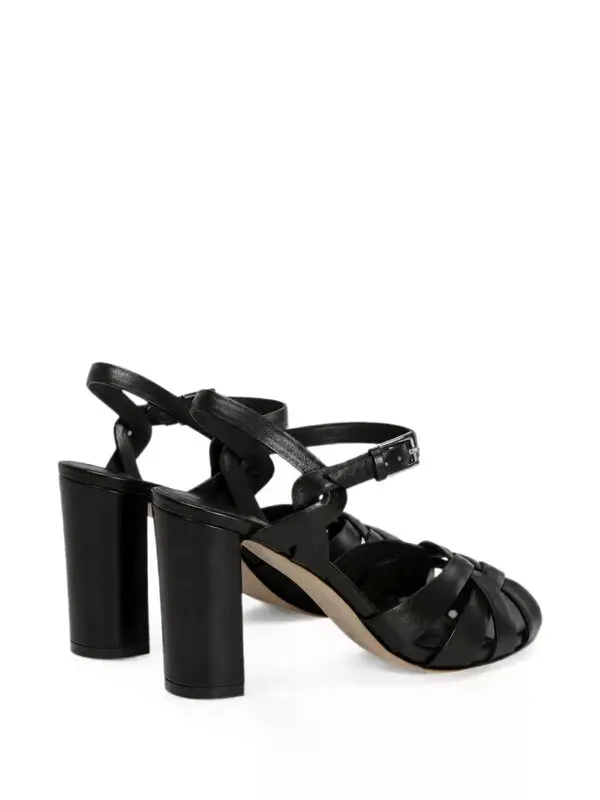 DEL CARLO Stene Interwoven Block-heel Sandals