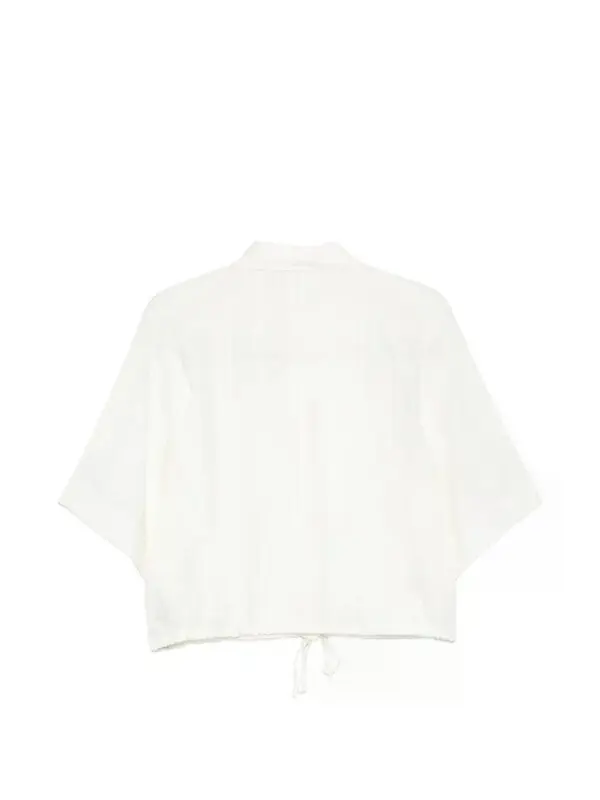 Marc O'polo Short Sleeve Shirt With Drawstring Hem