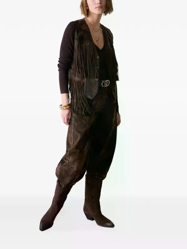 Liu Jo Lamé Sweater - Brown