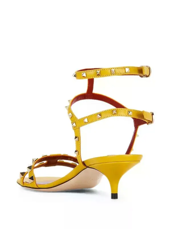 Valentino Garavani Rockstud Embellished Leather Sandals