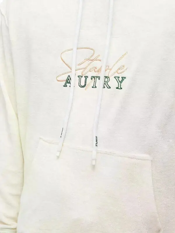 AUTRY Embroidered Striped Hoodie