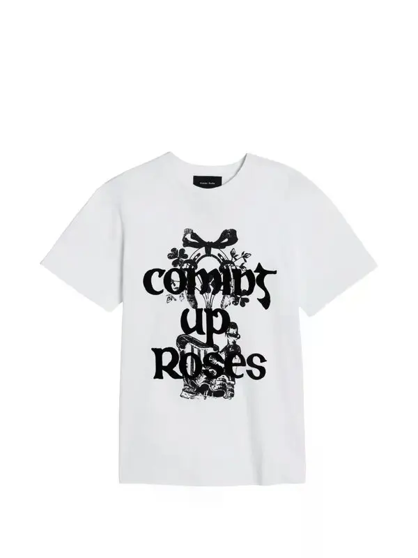 Simone Rocha Graphic Print T-shirt - White