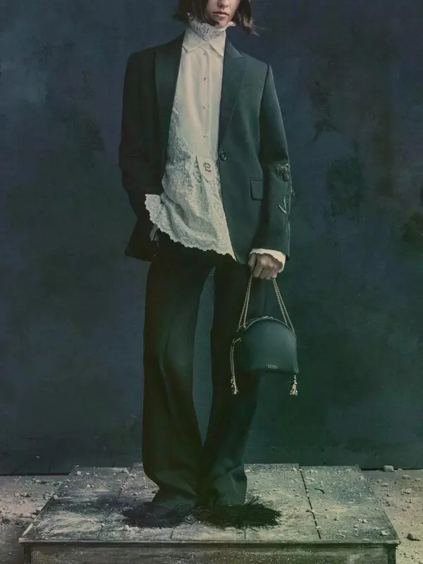 Erdem Pleated Wide-leg Trousers