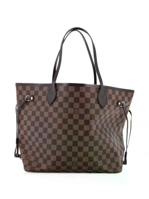 LOUIS VUITTON Damier Neverfull Mm Tote Bag