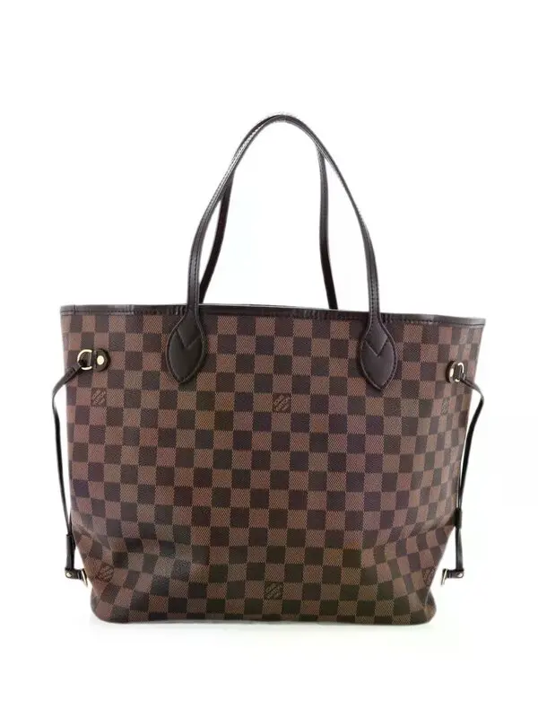 LOUIS VUITTON Damier Neverfull Mm Tote Bag
