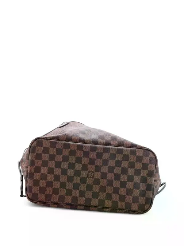 LOUIS VUITTON Damier Neverfull Mm Tote Bag - Brown