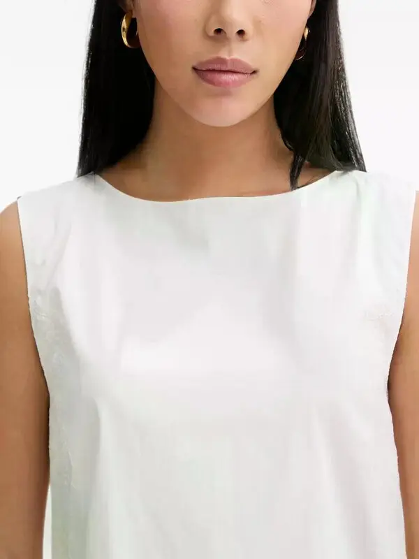 BLUGIRL Lace-panel Sleeveless Mini Dress