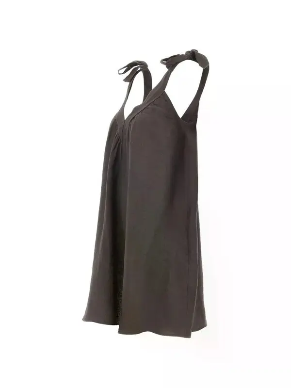 KAOS Tie-shoulder Gathered Mini Dress