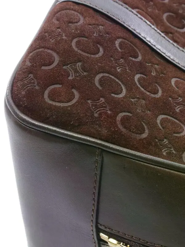 Celine C Macadam Leather Tote Bag
