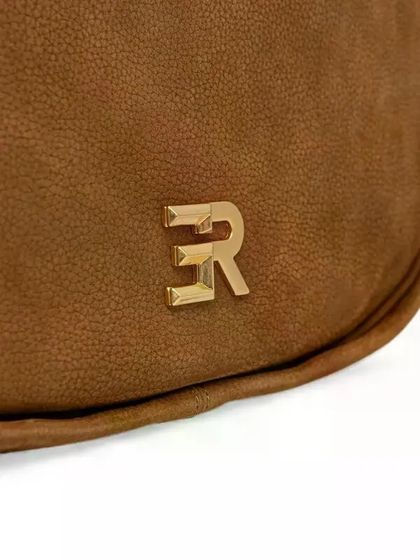ERMANNO FIRENZE Grained Leather Shoulder Bag