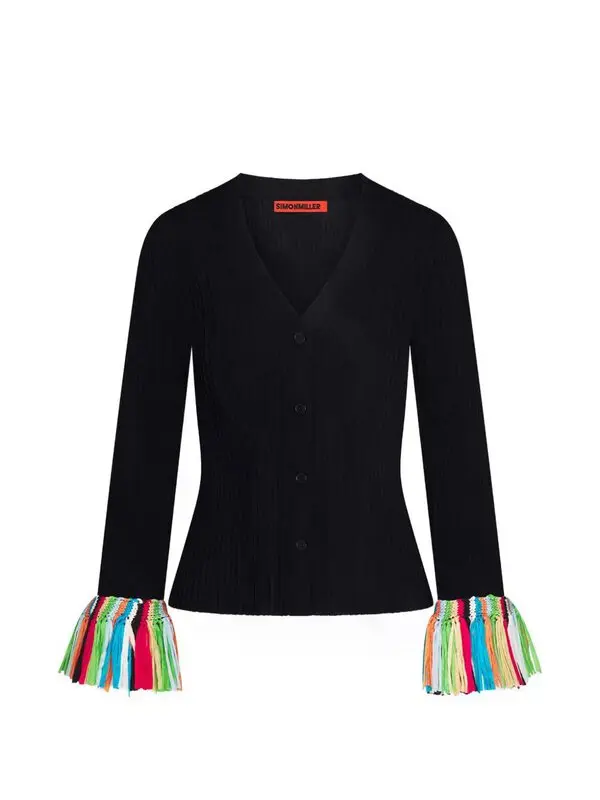 SIMONMILLER Cara Fringe-trim Cardigan