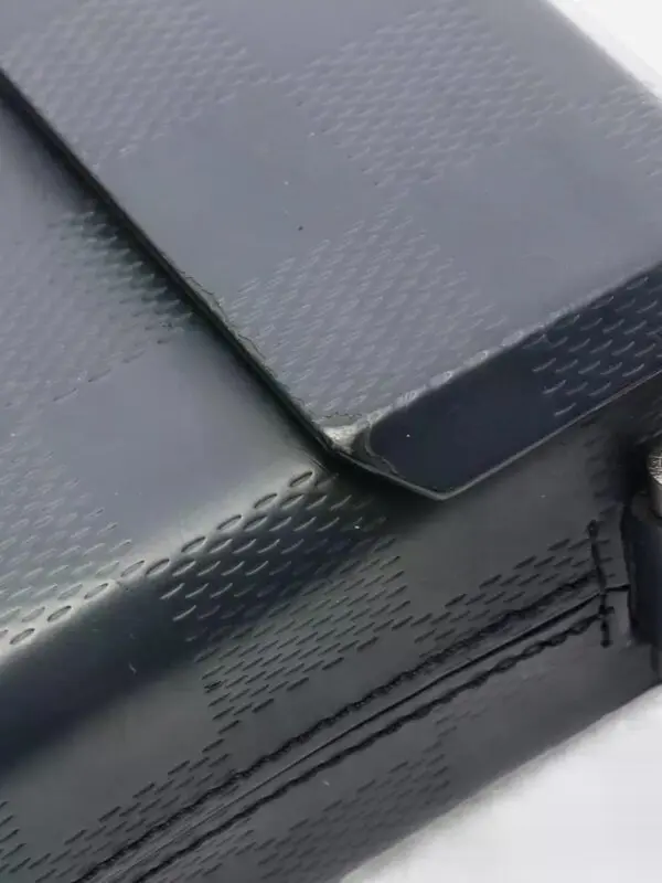 LOUIS VUITTON Damier Glacé Marty Shoulder Bag