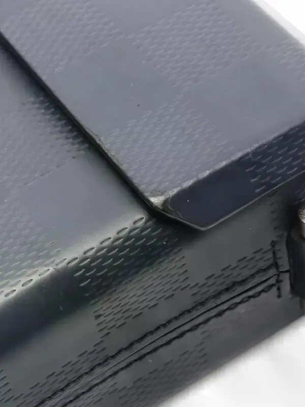 LOUIS VUITTON Damier Glacé Marty Shoulder Bag