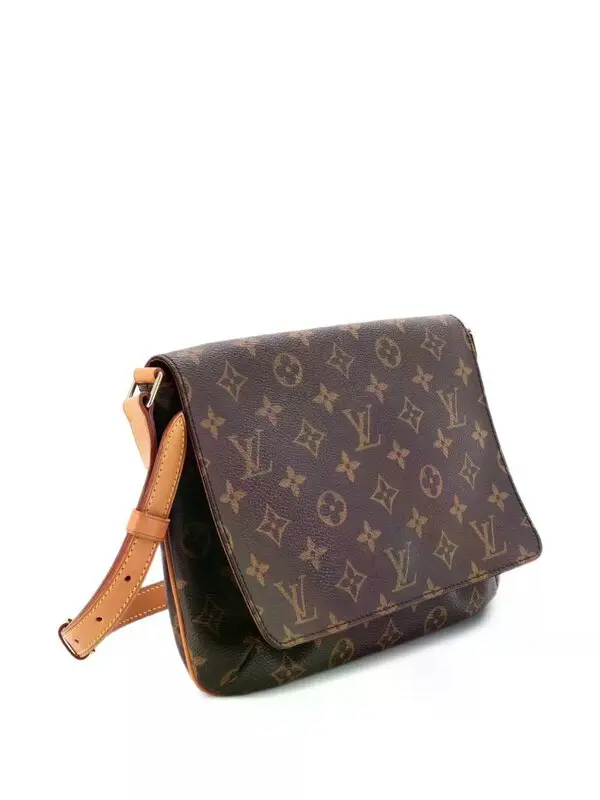 LOUIS VUITTON Musette Tango Monogram Canvas Shoulder Bag - Brown