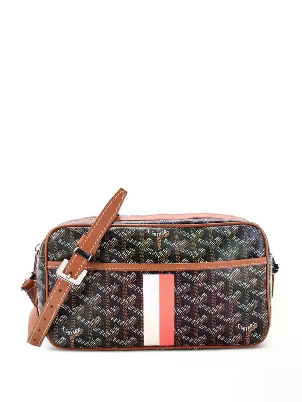 Goyard Cap Vert Bag In Printed Coated Canvas - Brown