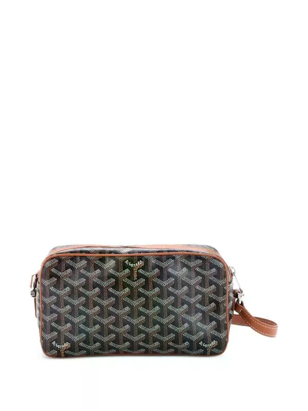 Goyard Cap Vert Bag In Printed Coated Canvas - Brown