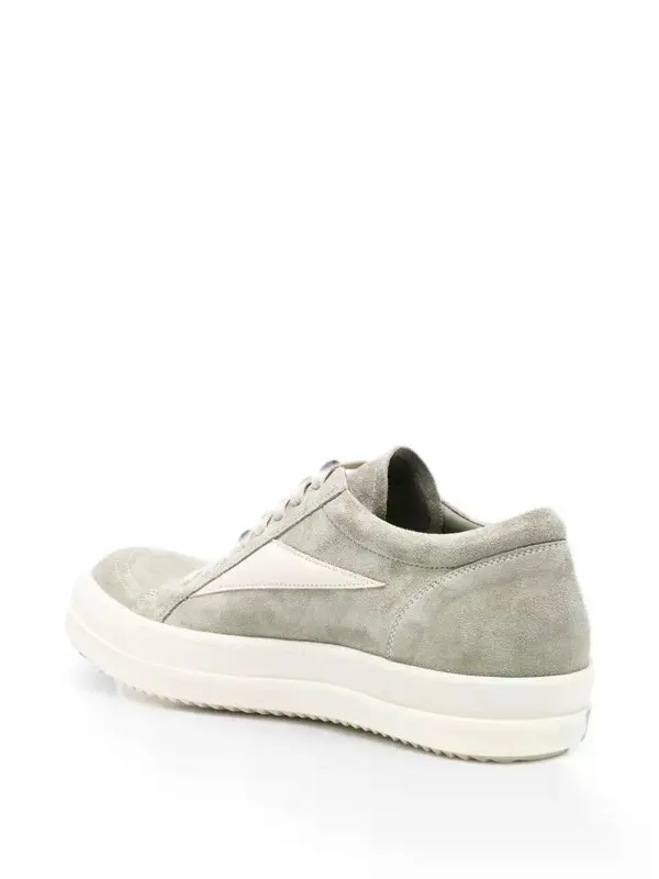 Rick Owens Suede Panelled Sneakers