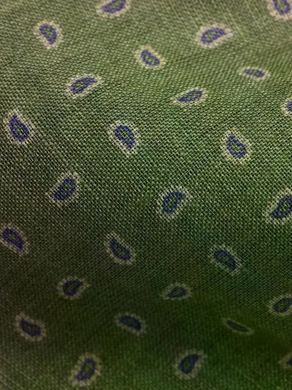 Polo Ralph Lauren Pine Print Linen Tie