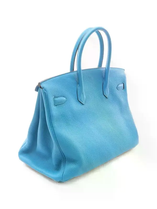 Hermès 35 Birkin Tote Bag - Blue