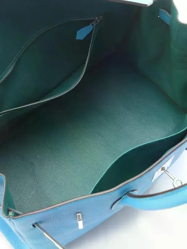 Hermès 35 Birkin Tote Bag - Blue