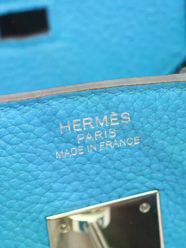 Hermès 35 Birkin Tote Bag - Blue