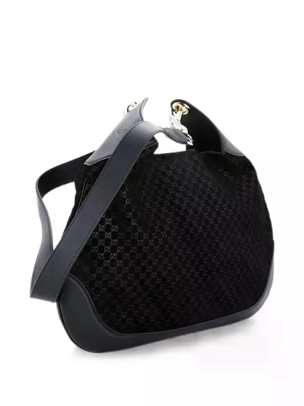 Gucci Gg Suede Medium Shoulder Bag
