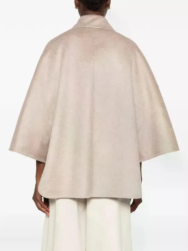 Max Mara Aospite Double-breasted Cape-style Jacket