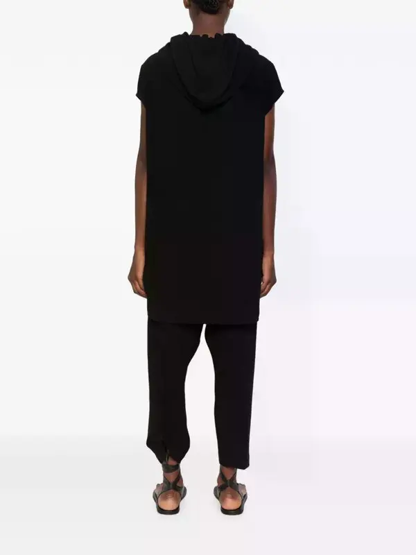 Rick Owens Hooded Drawstring-fastening Mini Dress