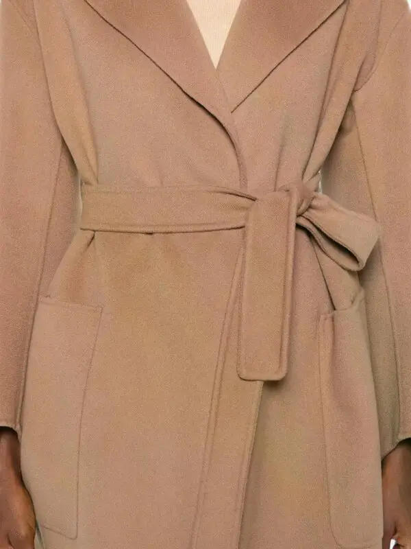 Max Mara Velo Belted Notch-lapel Coat
