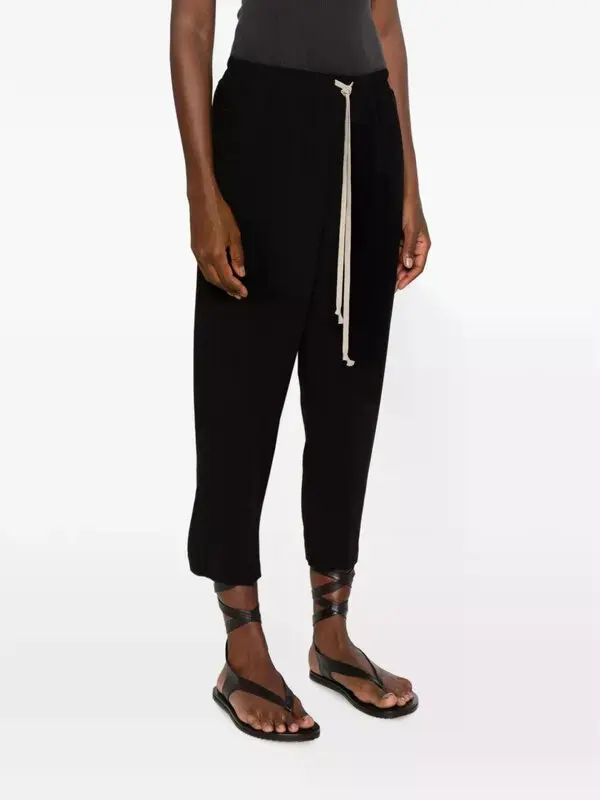 Rick Owens Drawstring Cropped Trousers