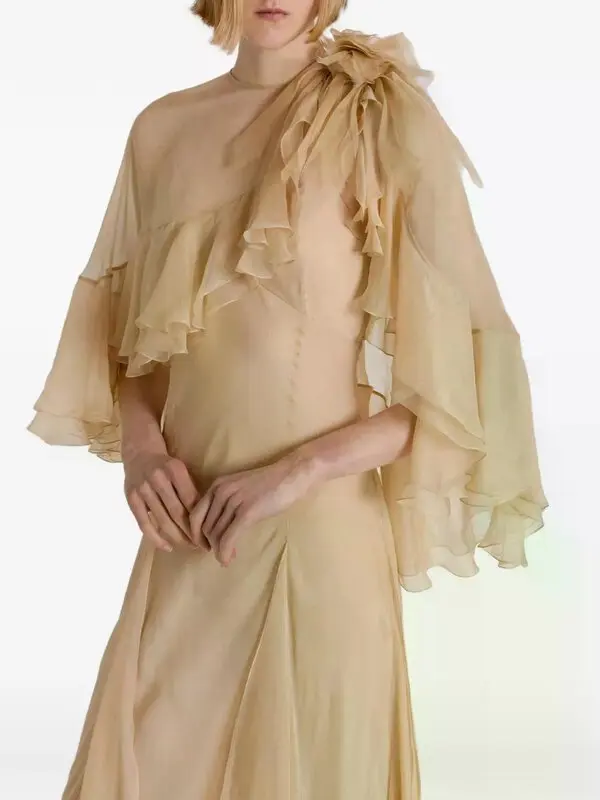 Alberta Ferretti Silk Maxi Dress