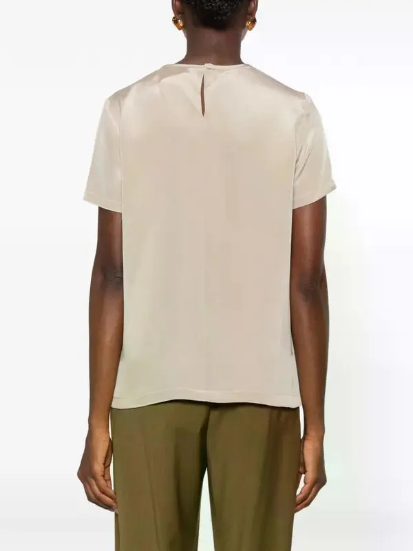 Max Mara Logo Embroidered Pocket T-shirt