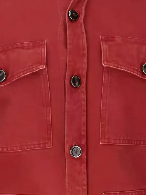 Isaia Flap-pocket Shirt Jacket